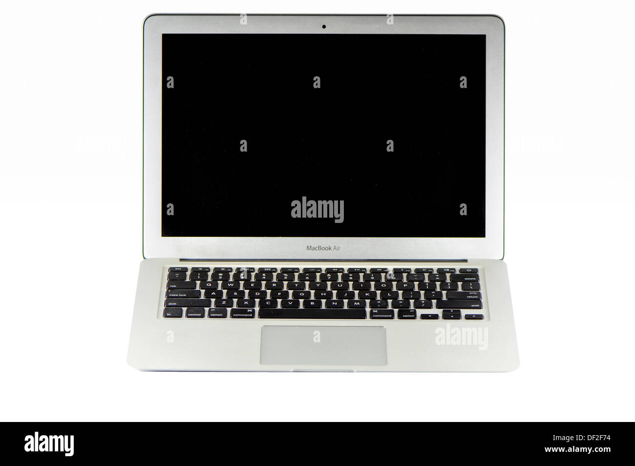 Macbook AIr in different silhouette, isolated on white background Stock ...