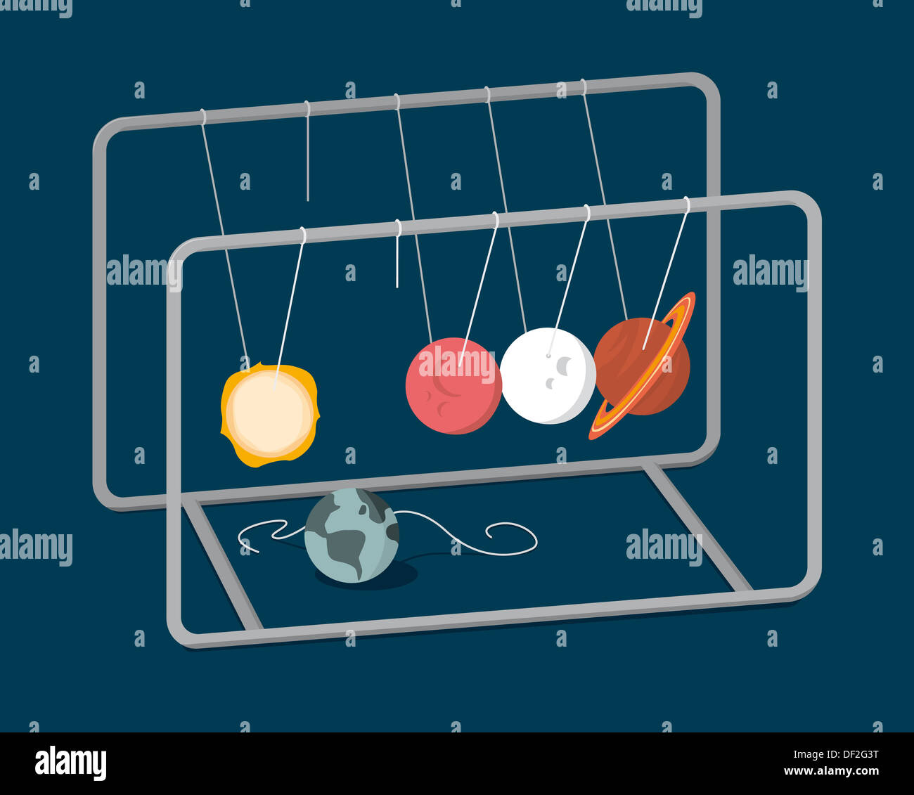 Planet Earth falling / Environmental conservation Stock Photo - Alamy