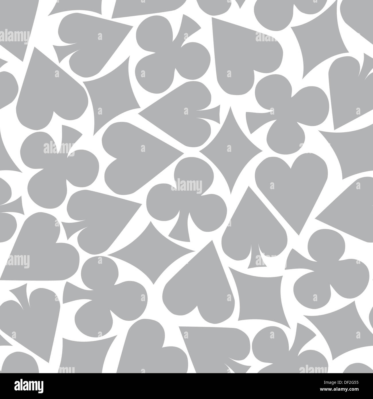 Seamless Poker Pattern Background (grey Stock Photo - Alamy