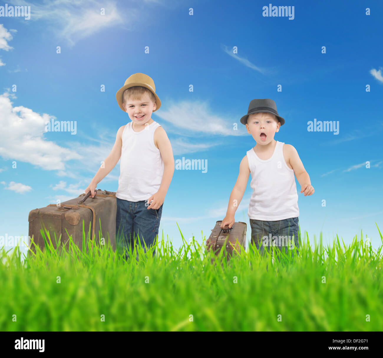 Two brothers hi-res stock photography and images - Alamy