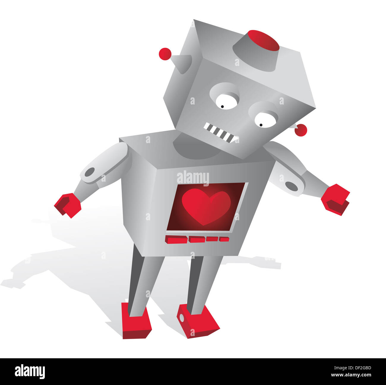 Robot with feelings / Sensible technology Stock Photo - Alamy
