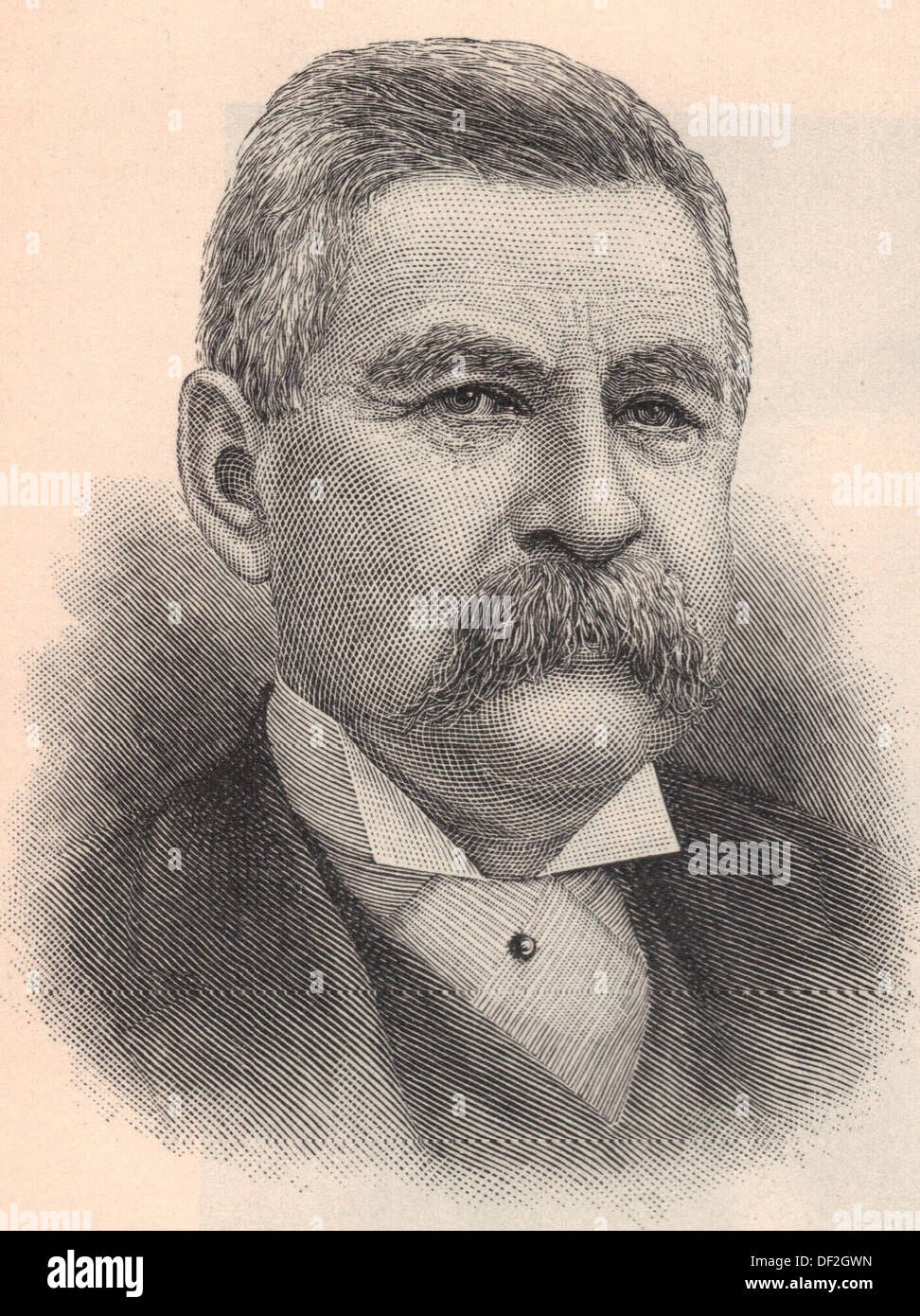 Addison Cammack - Wall Street broker and operator, 1885 Stock Photo - Alamy