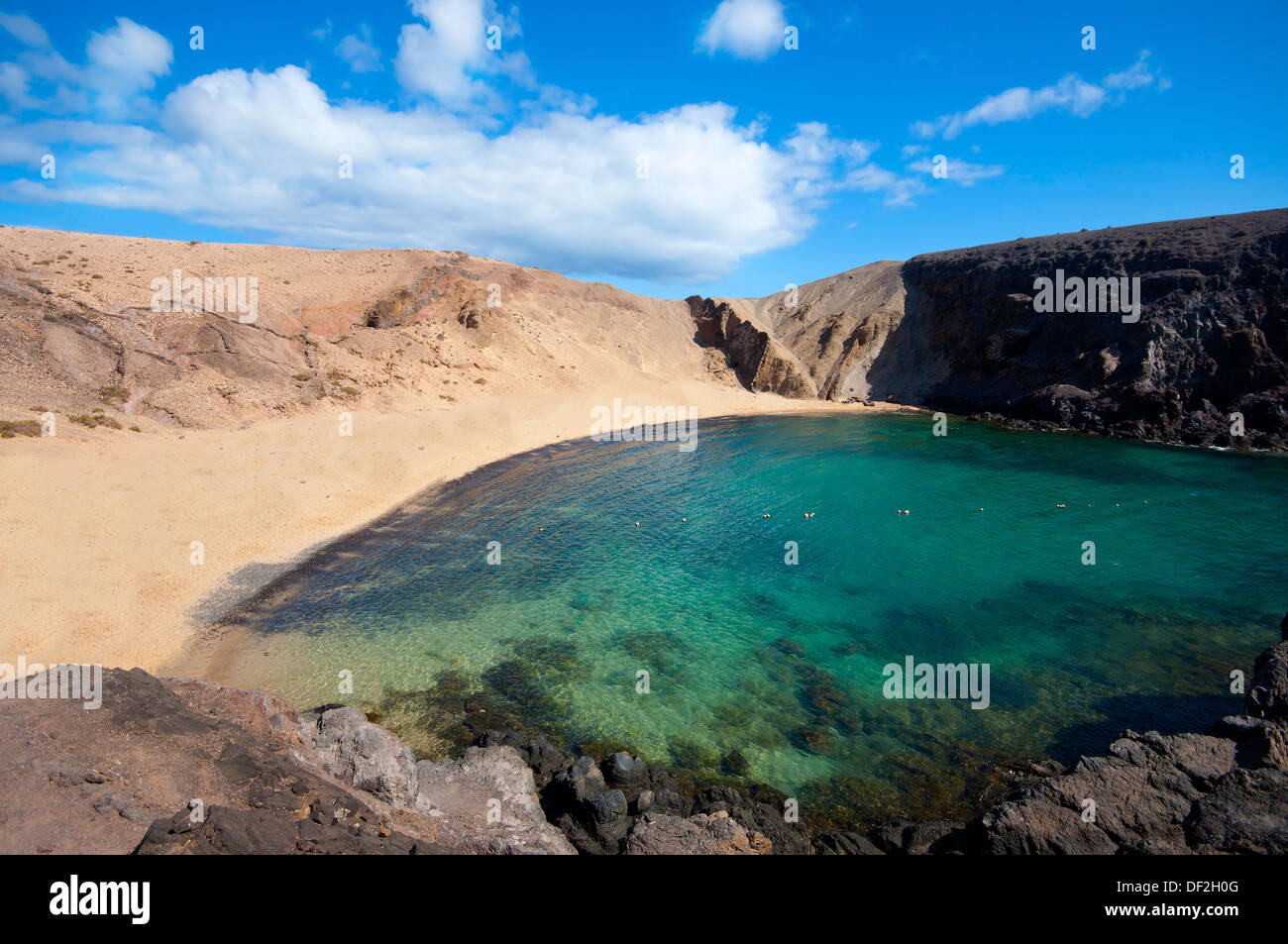Papagayo Beach in Lanzarote, Canary Islands Stock Photo - Alamy