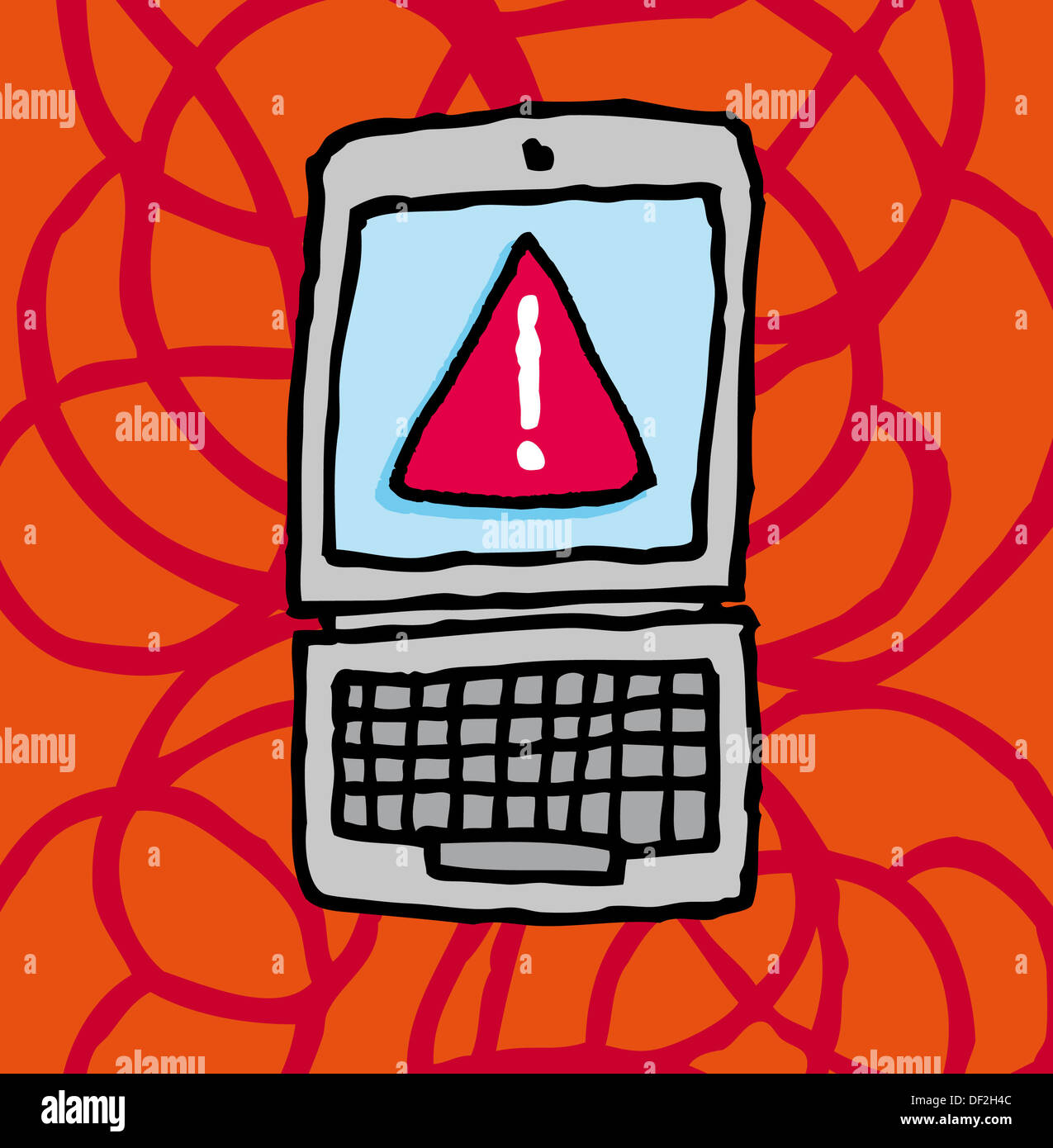 System failure message / Computer error crash Stock Photo - Alamy