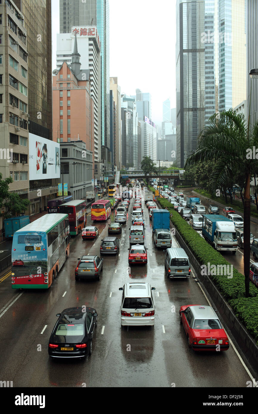 Traffic, Hong Kong, China, Asia Stock Photo - Alamy