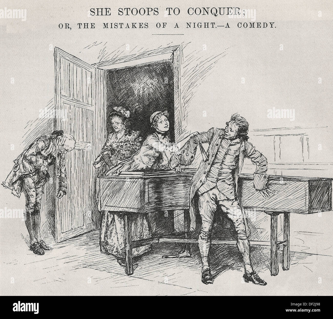 She stoops to conquer hi-res stock photography and images - Alamy