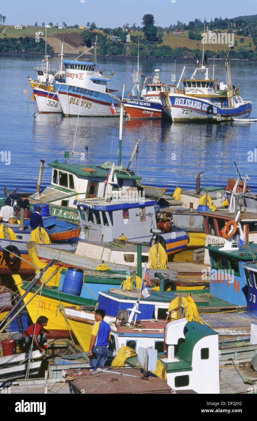Chile chiloe island quellón hi-res stock photography and images - Alamy