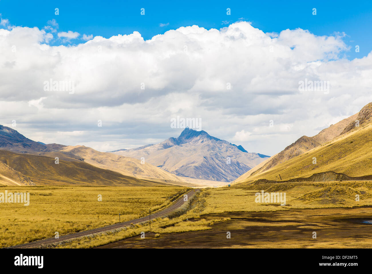 Road Cusco- Puno, Peru,South America. Sacred Valley of the Incas ...