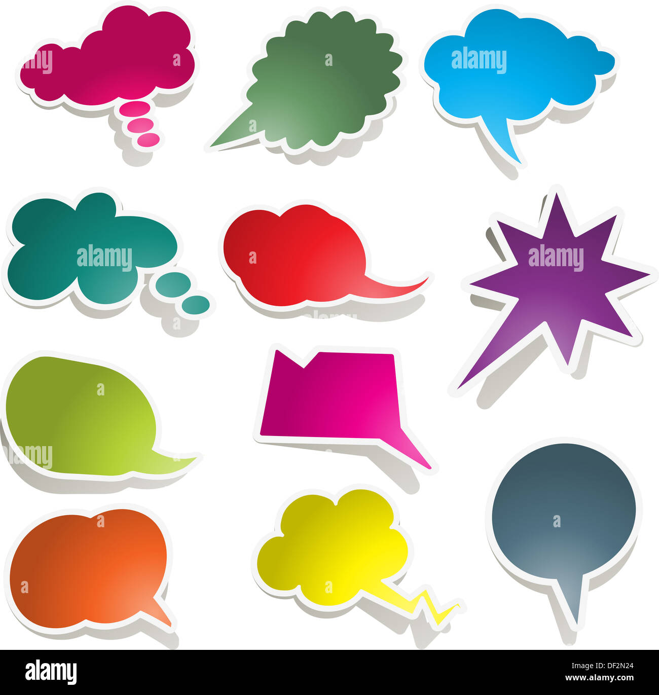 Thought bubbles sketch hi-res stock photography and images - Alamy