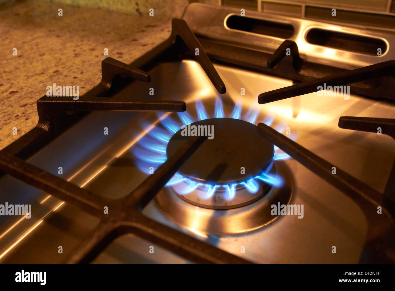 Natural gas burner stove hi-res stock photography and images - Alamy