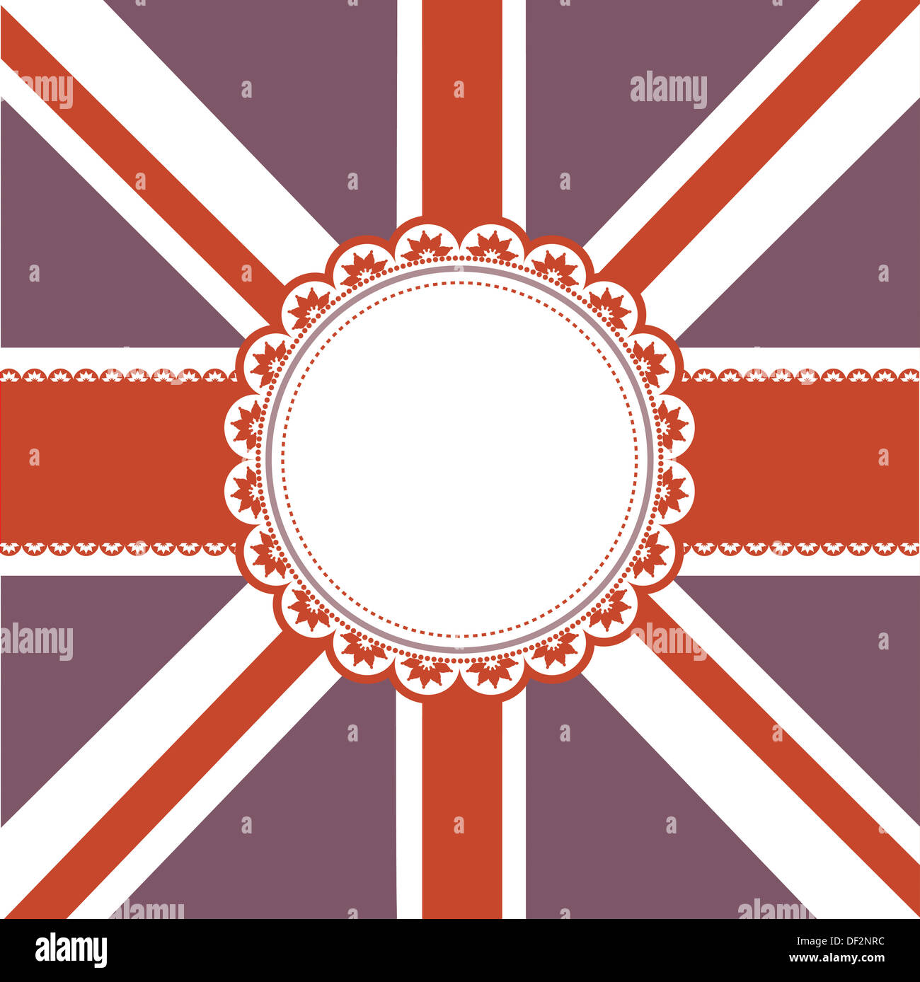 Union Jack themed background with space for text Stock Photo - Alamy