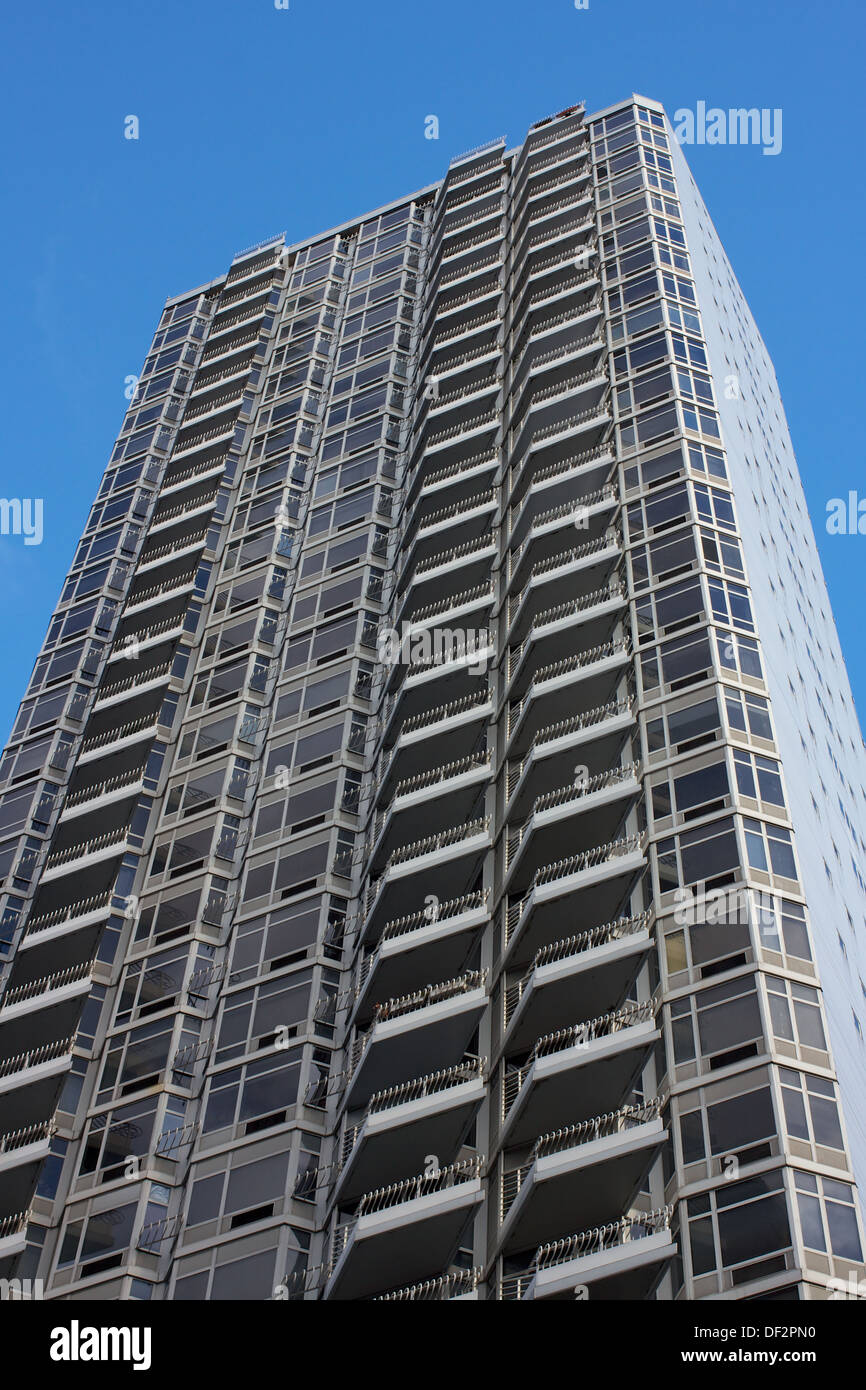 Generic residential high rise in Midtown Manhattan, New York, NY, USA ...