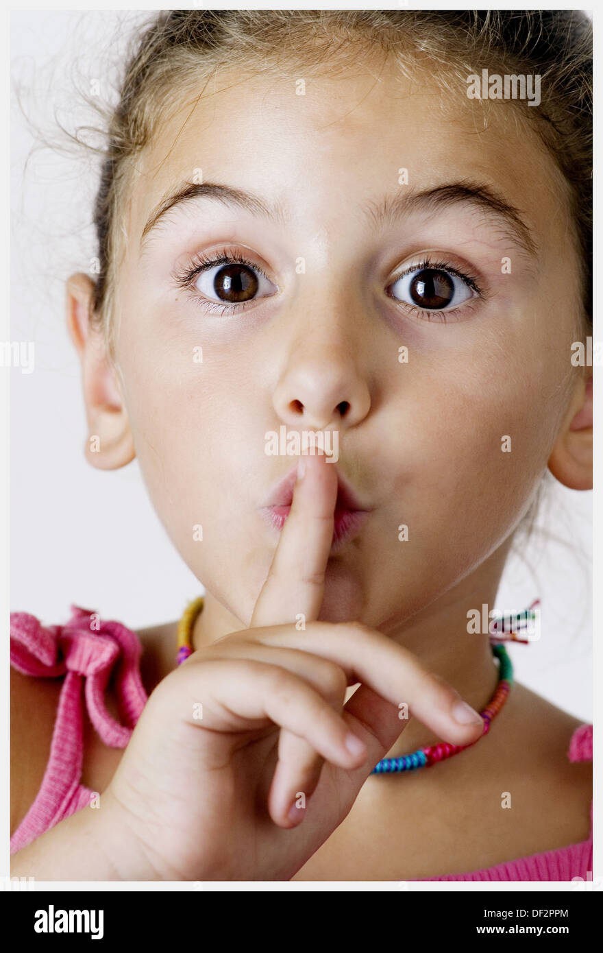 Shush children hi-res stock photography and images - Alamy