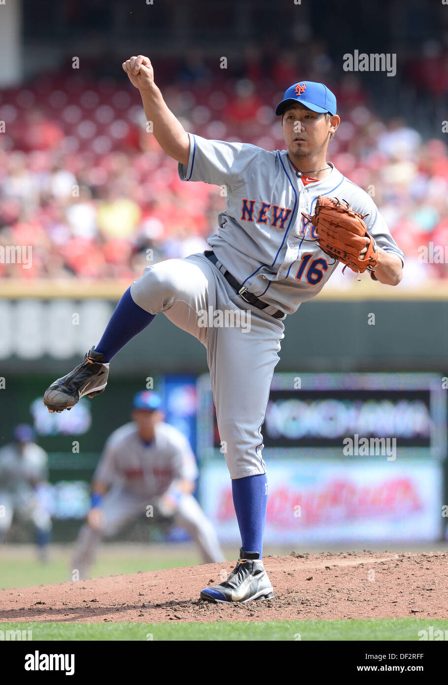 Cincinnati, Ohio, USA. 25th Sep, 2013. Daisuke Matsuzaka (Mets) MLB ...