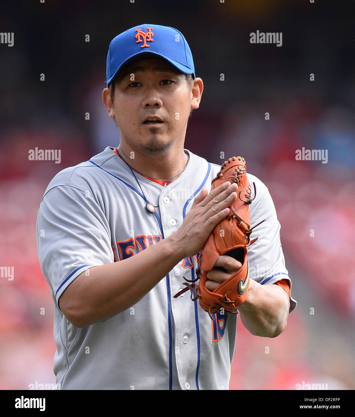 Cincinnati, Ohio, USA. 25th Sep, 2013. Daisuke Matsuzaka (Mets) MLB ...