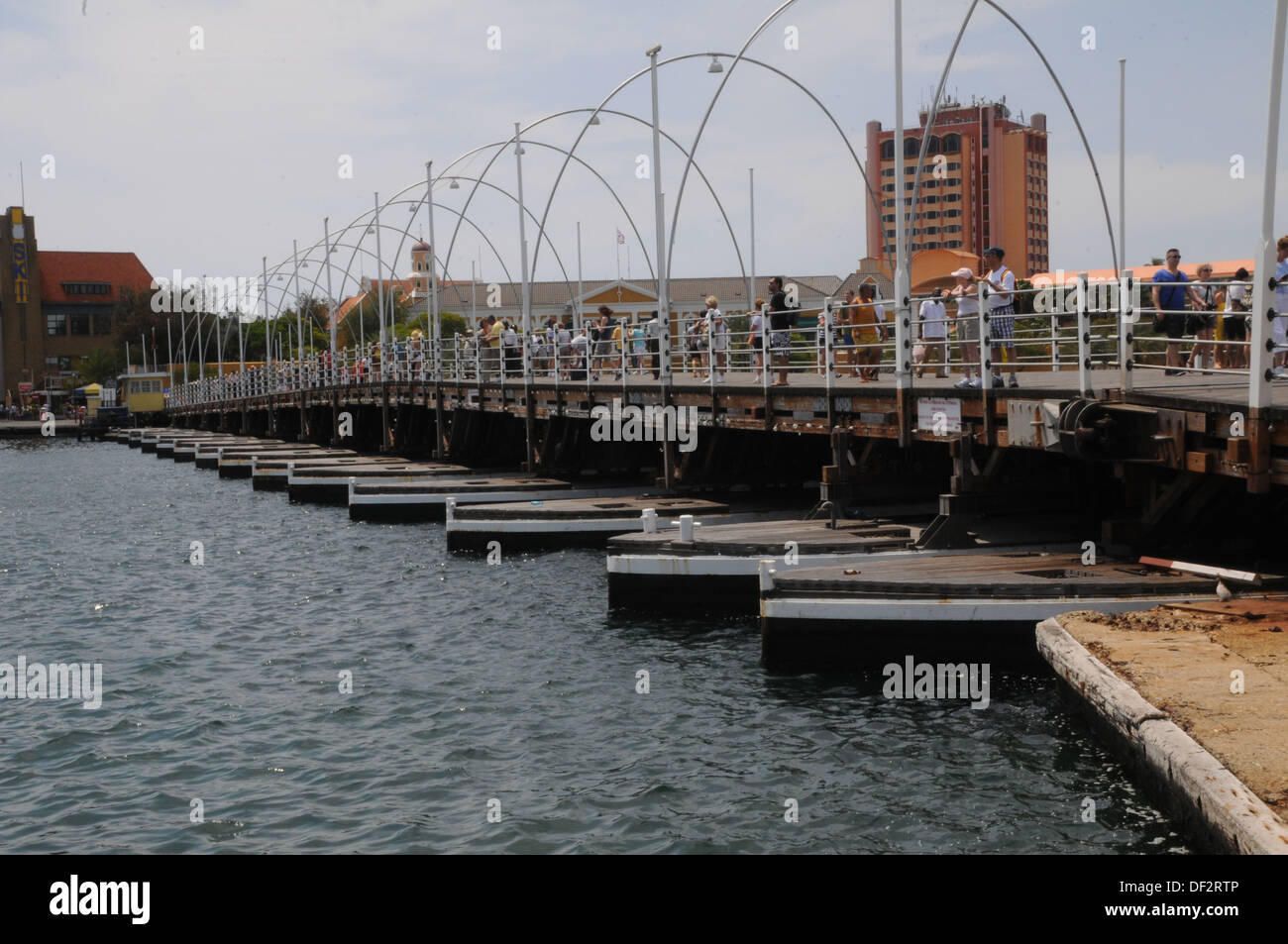 Curaçao floating bridge Caribbean islands Stock Photo - Alamy