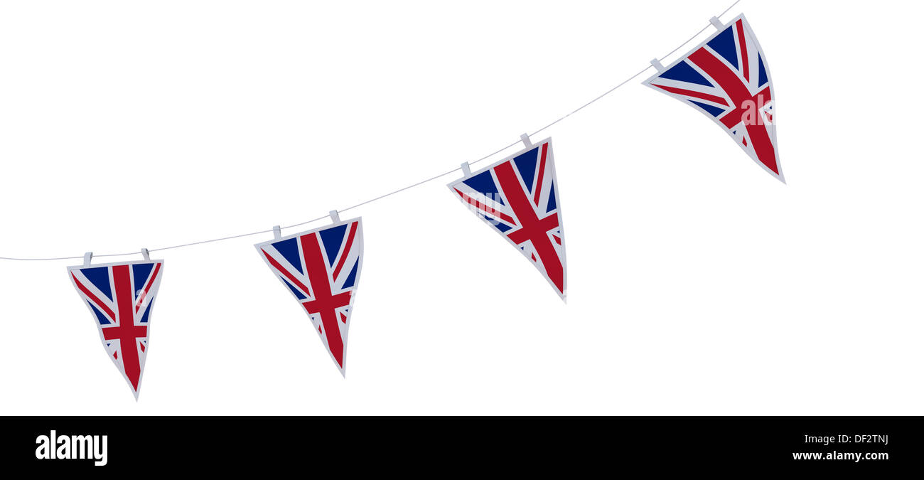 Bunting banners Cut Out Stock Images & Pictures - Alamy