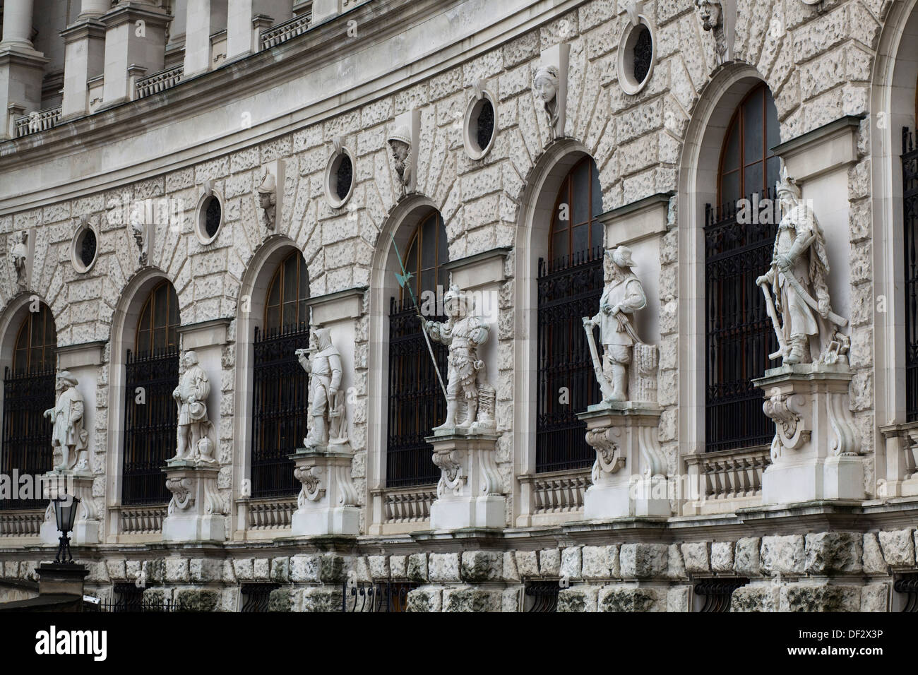 Stone Statues Around the Hofburg Palace Vienna Austira Stock Photo - Alamy