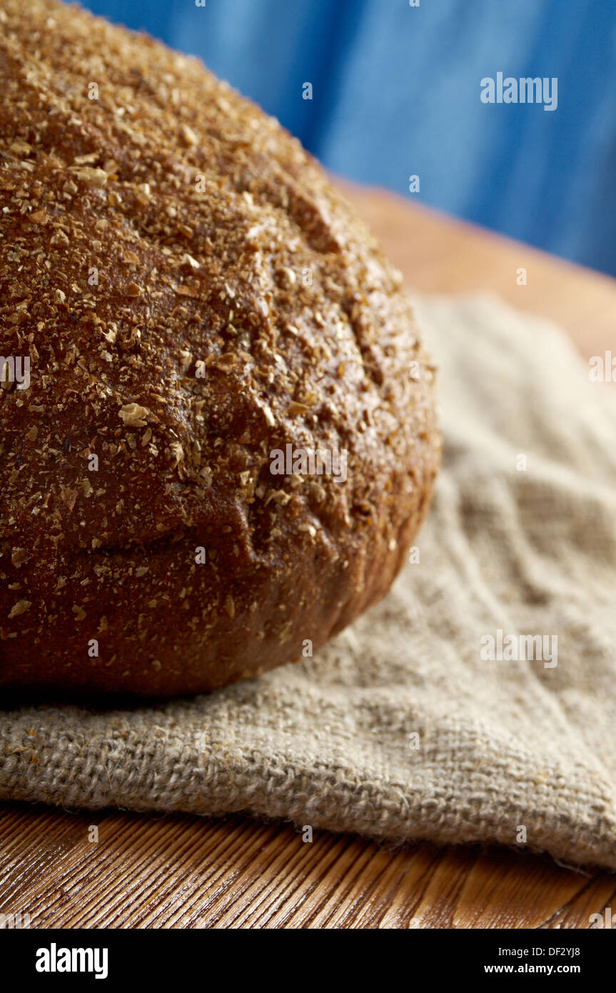 farmhouse bread .farm-style country Stock Photo - Alamy