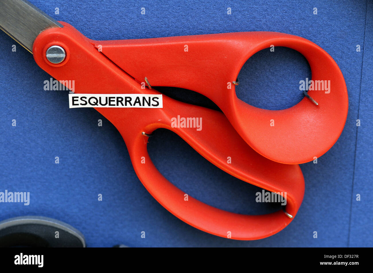 Scissors for left-handed people Stock Photo - Alamy