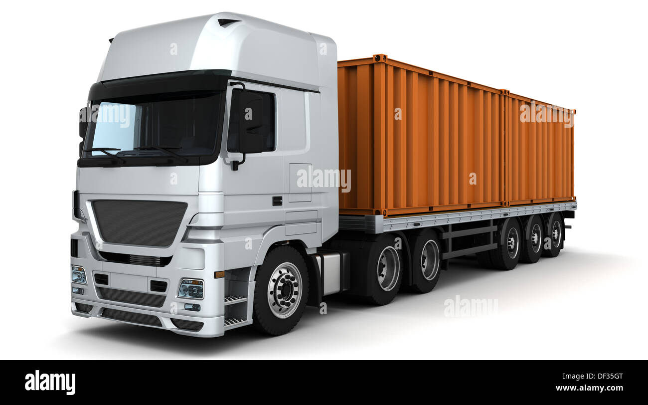 Delivery truck freight hi-res stock photography and images - Alamy