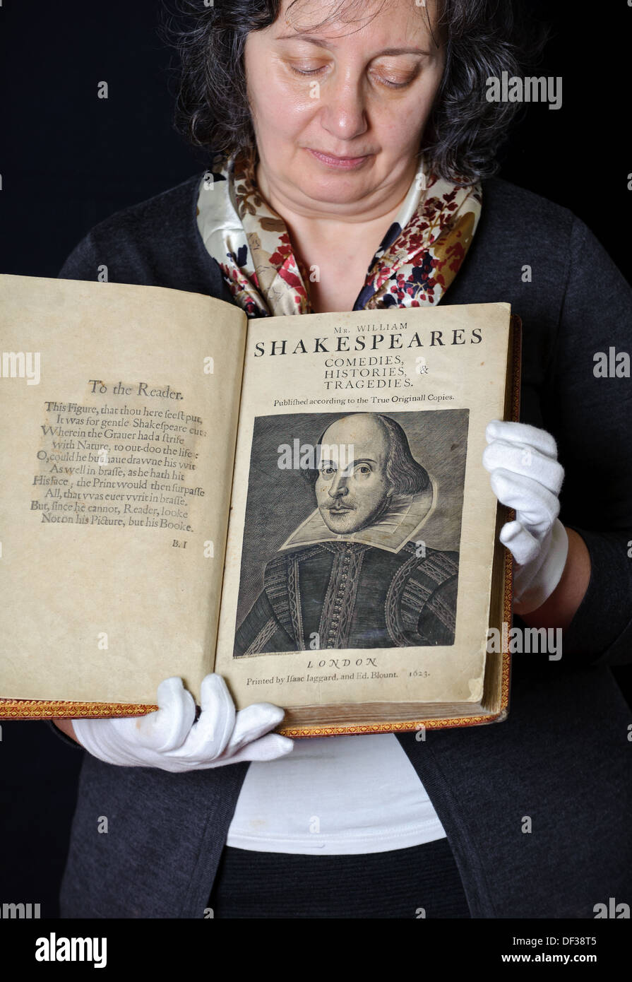 A rare first folio edition of the complete works of William Shakespeare ...
