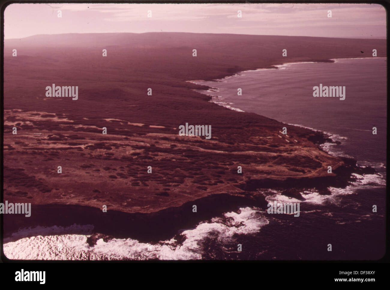 Aerial Of The Island Of Molokai High Resolution Stock Photography and ...