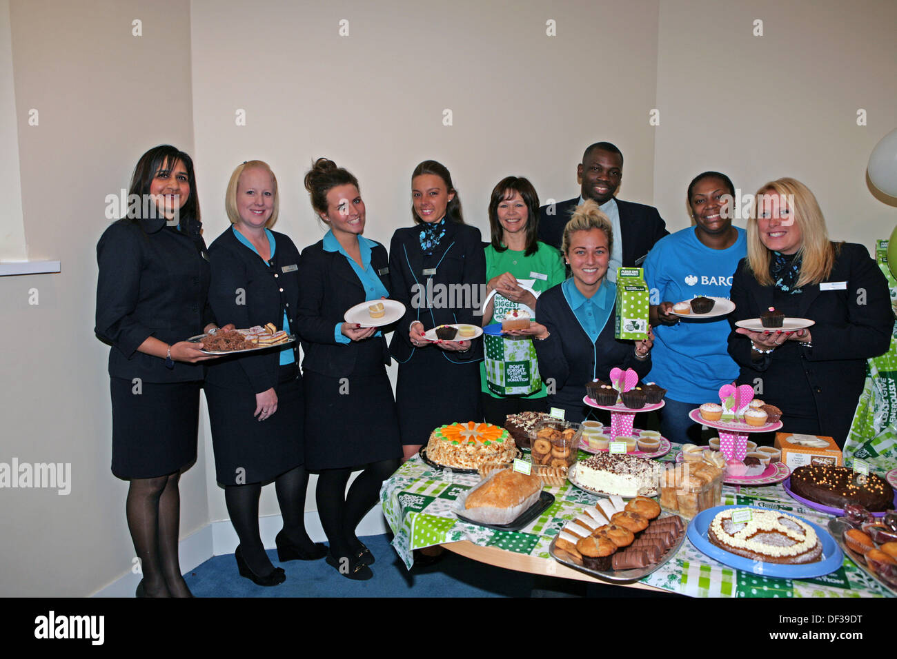 Barclays bank staff hi-res stock photography and images - Alamy