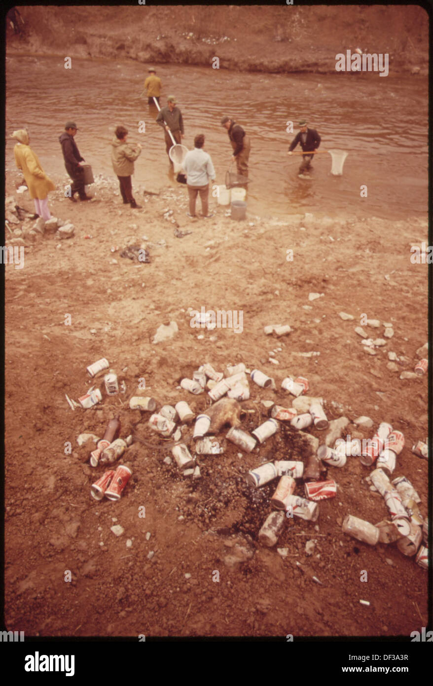 The annual smelt run at Singing Bridge in Tawas City, Michigan, occurs ...