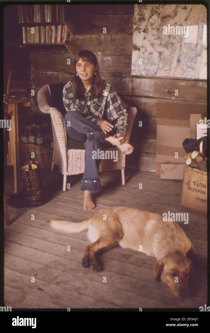 Ann Schindler, from Grygla, is pictured at home with her dog, Manhasset ...