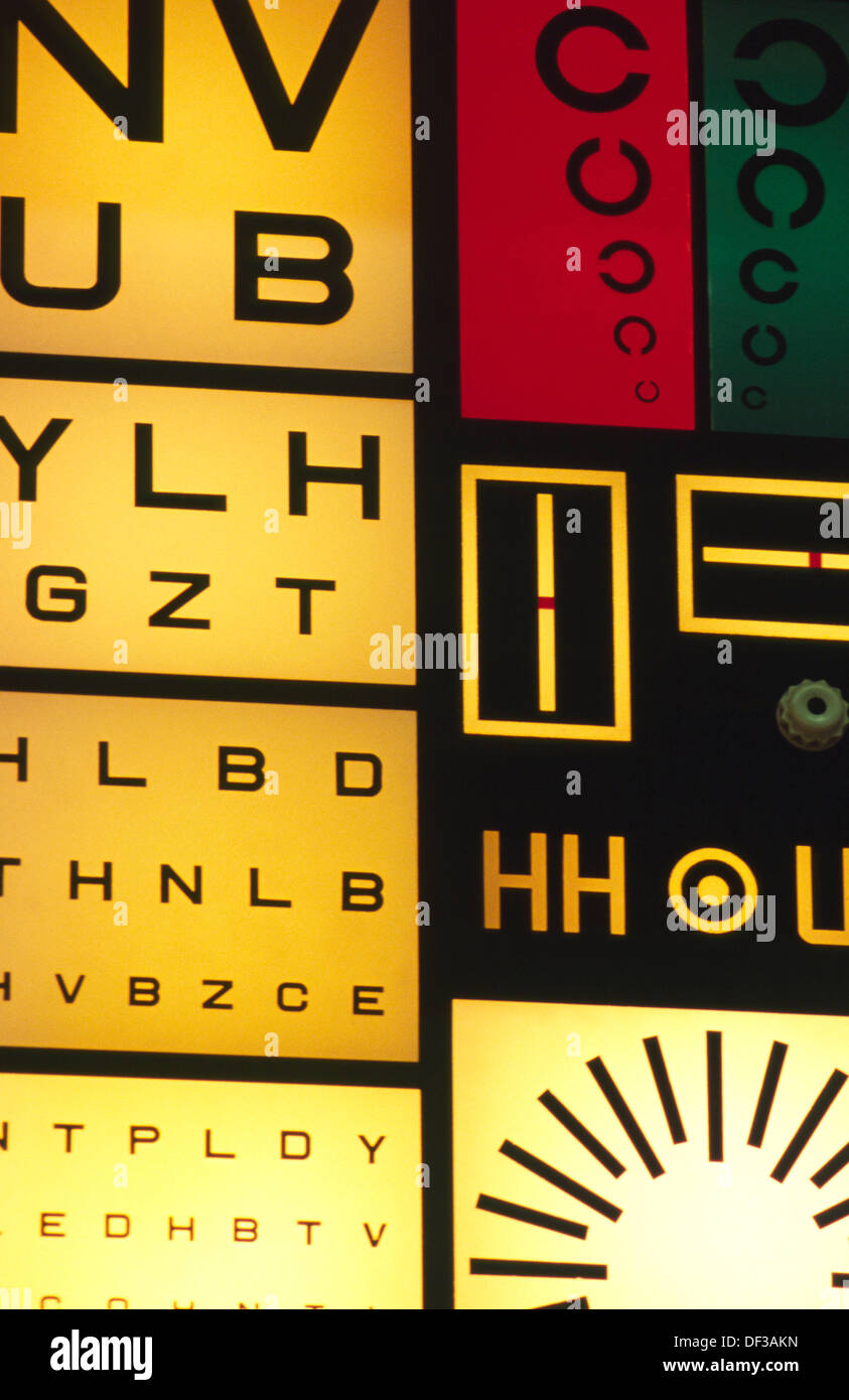 Monoyer Chart High Resolution Stock Photography and Images - Alamy