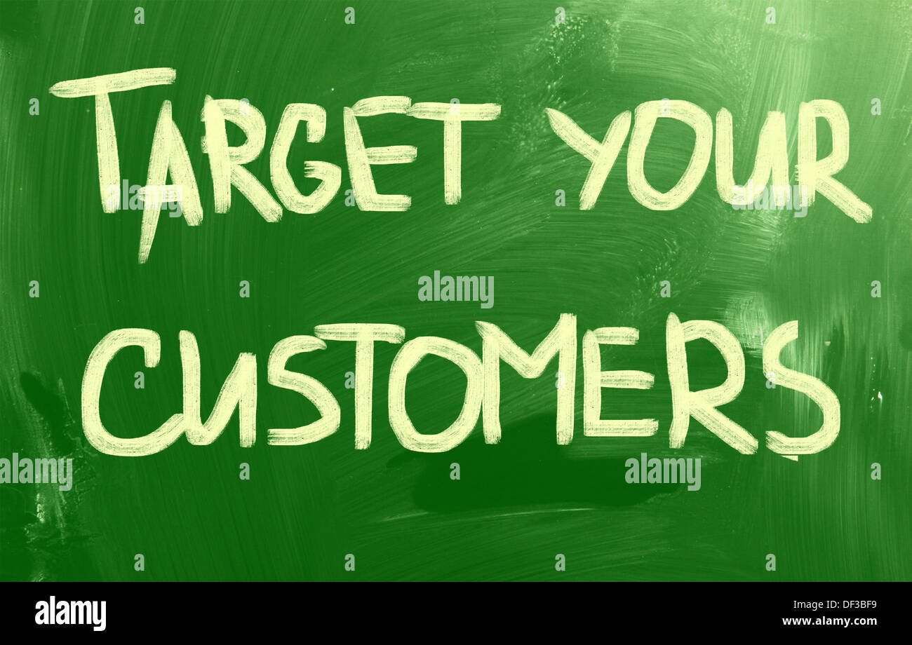 target your customers Stock Photo - Alamy