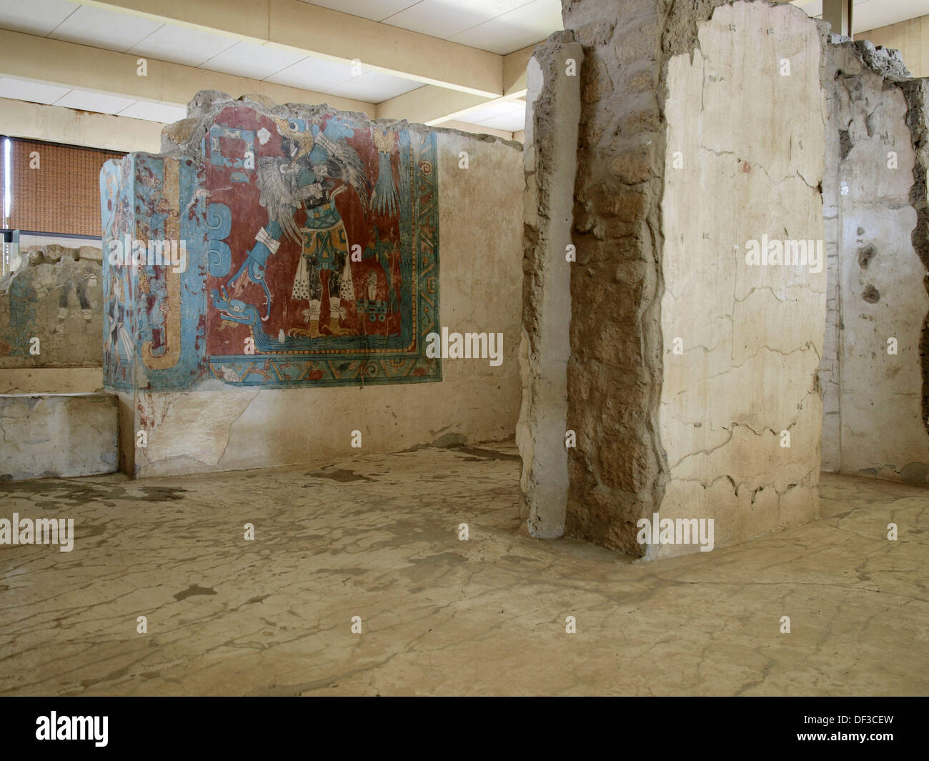 Cacaxtla archeological site. Mexico Stock Photo - Alamy