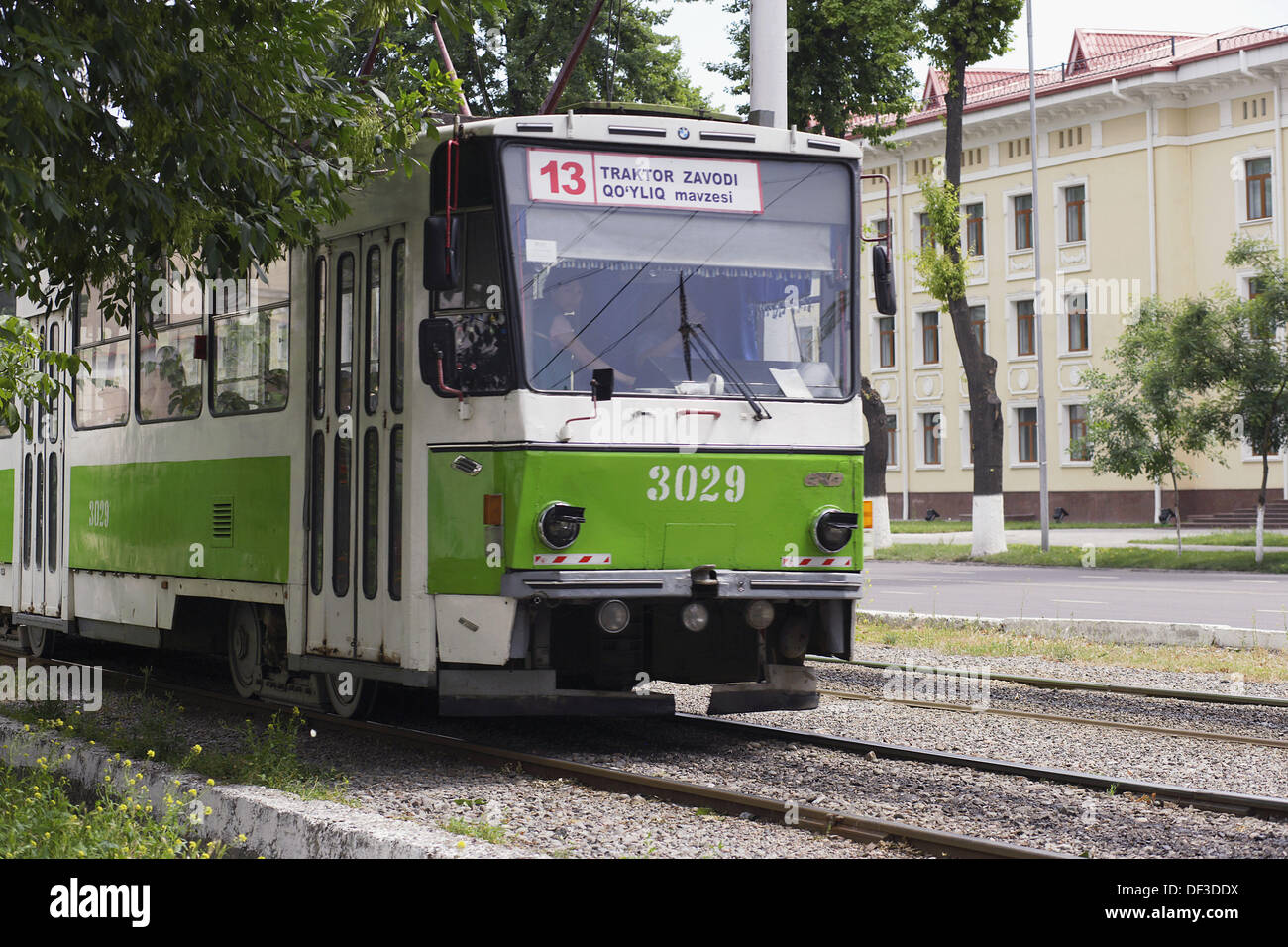Green Tram Track Transport High Resolution Stock Photography and Images ...