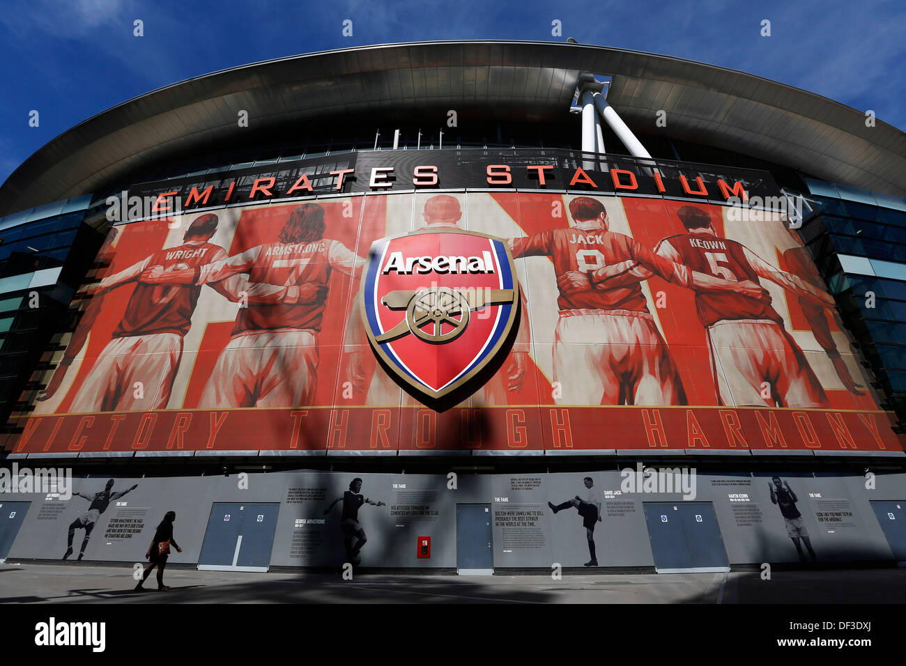 UK, LONDON : Arsenal Emirates Stadium in North London. 2 September 2013 ...