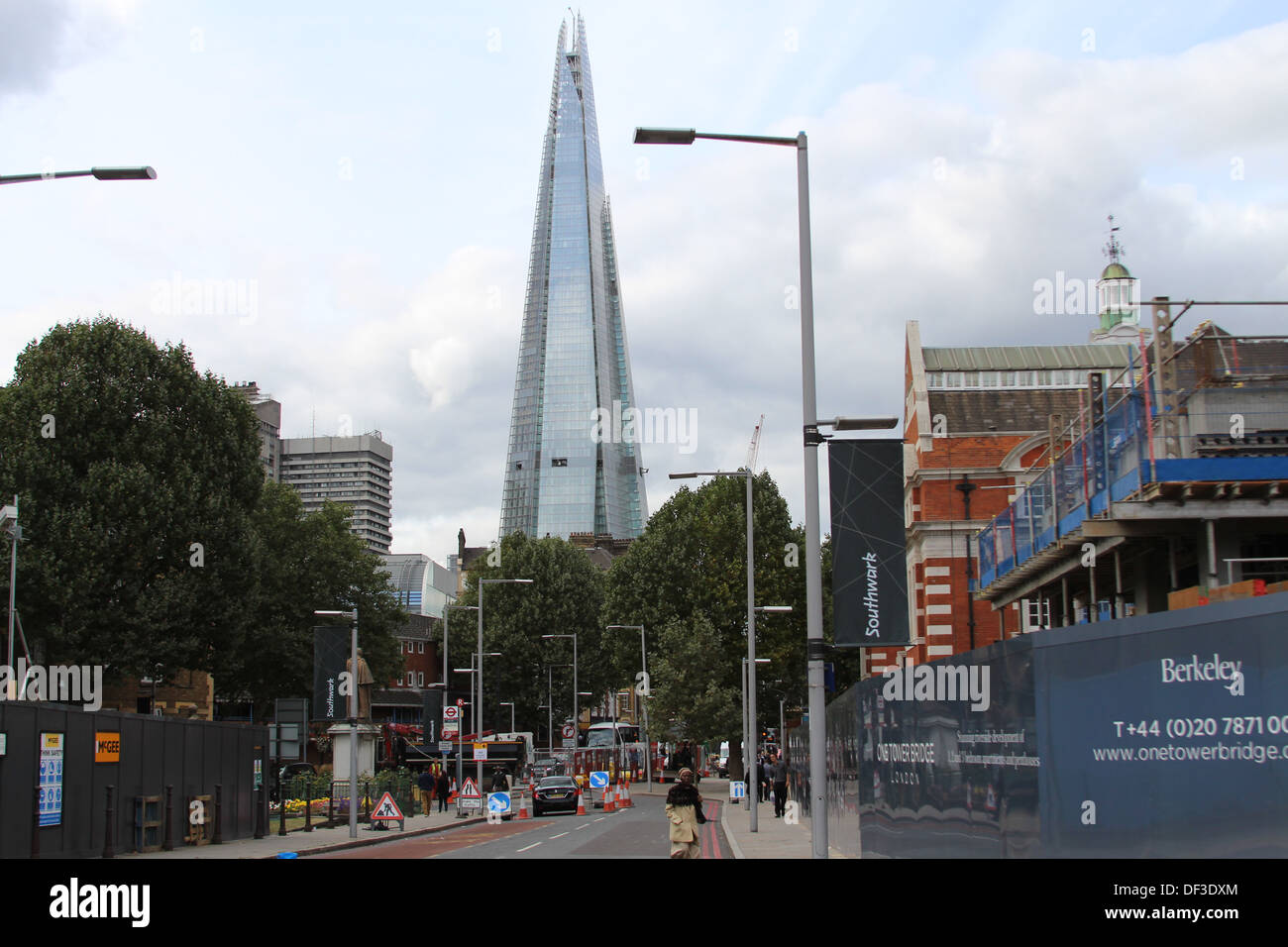 The Shard from Tower Bridge Road Stock Photo - Alamy
