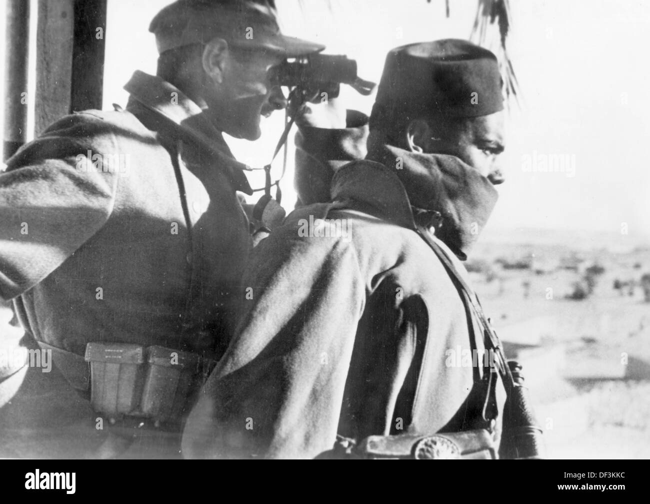 The image of the Nazi Propaganda! depicts an Italian colonial soldier ...