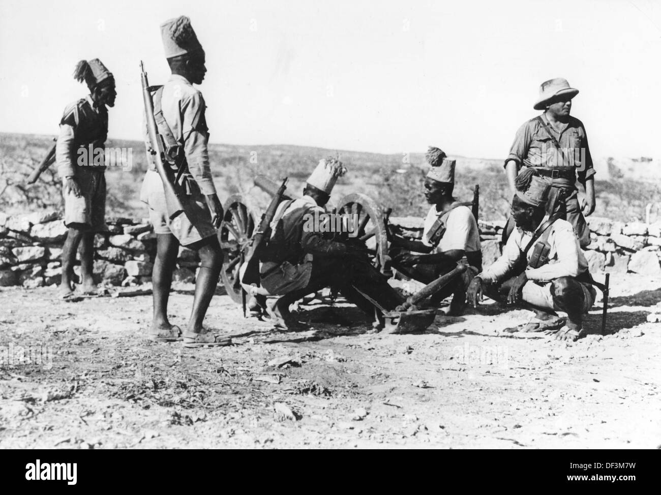 The image from the Nazi Propaganda! depicts Italian colonial soldiers ...