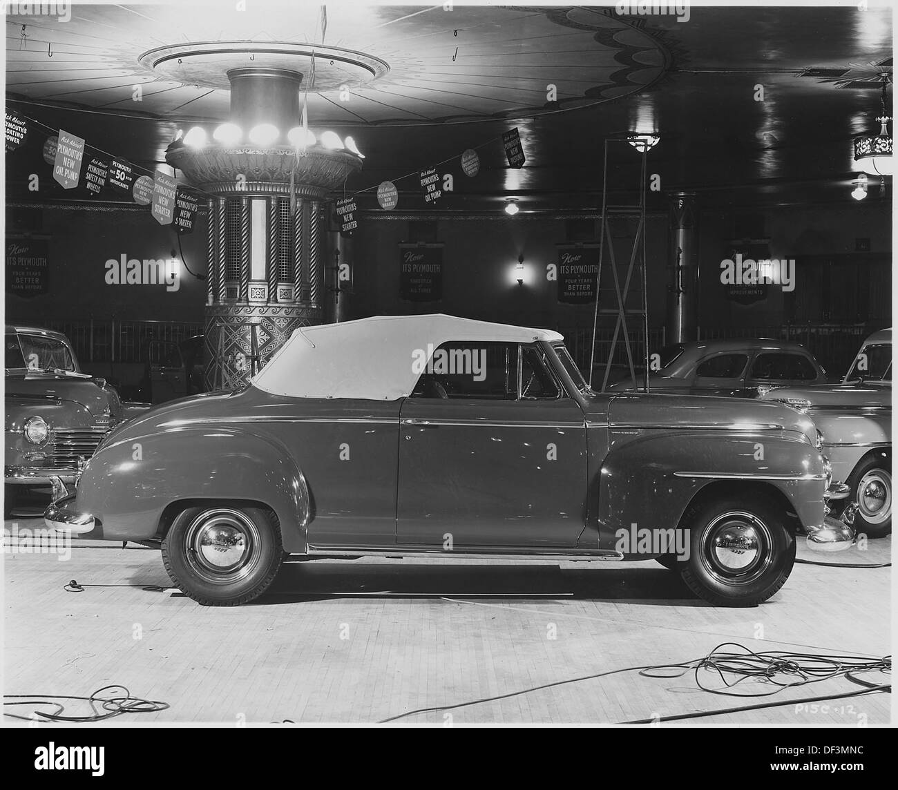 A historic photograph featuring Chrysler, Dodge, Plymouth, and Desoto ...