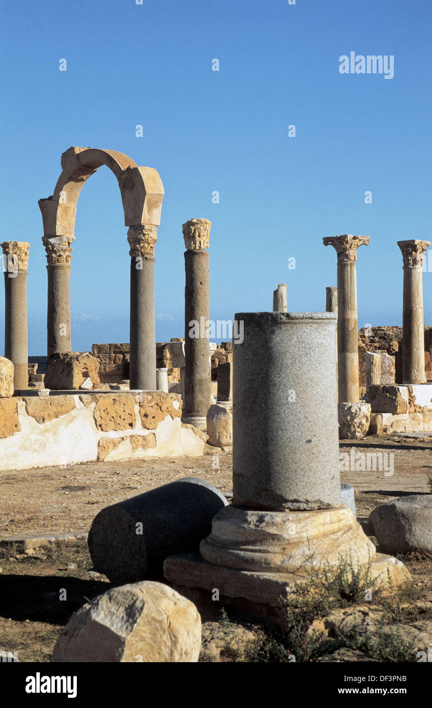 Ruins Temple Serapis Ancient City Stock Photos & Ruins Temple Serapis ...