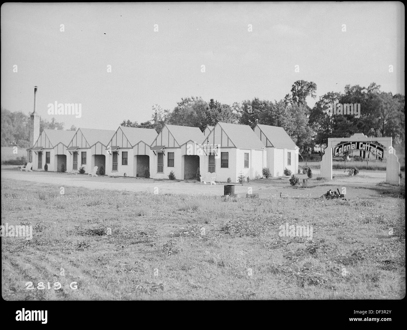 Colonial Cottages Tourist Camp, located along U.S. Highway 25, is a ...