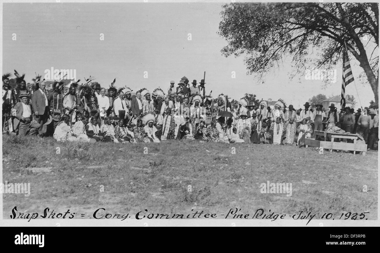 This photograph captures a visit by a Congressional Committee to the ...