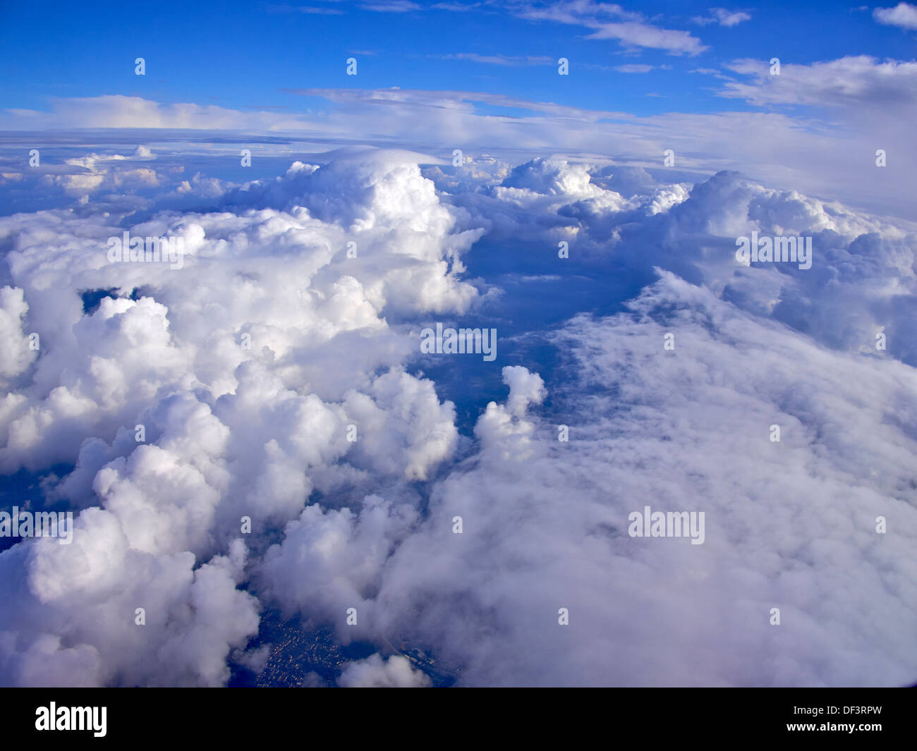 sky clouds view from plane Stock Photo - Alamy
