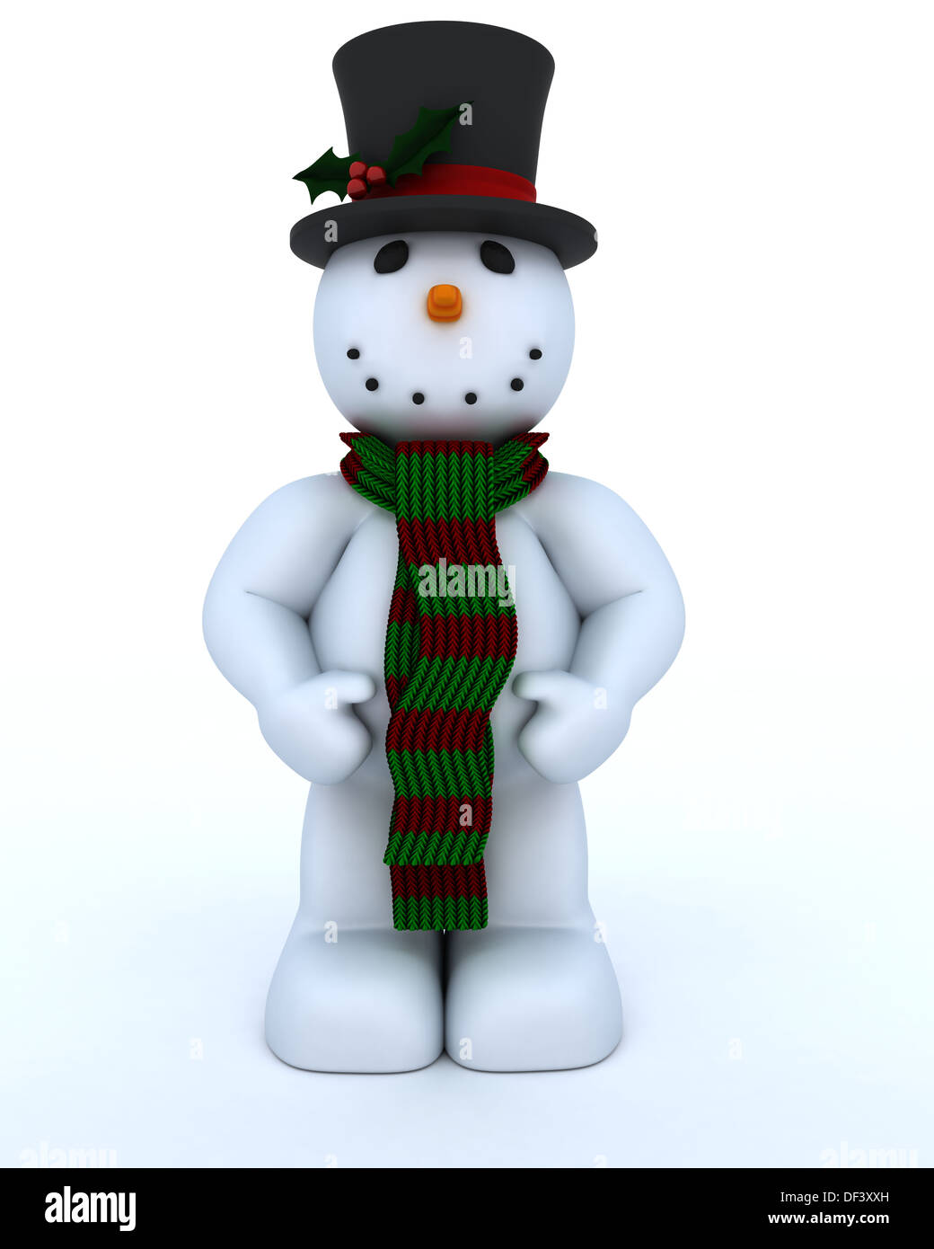 Snowman with hat hi-res stock photography and images - Alamy