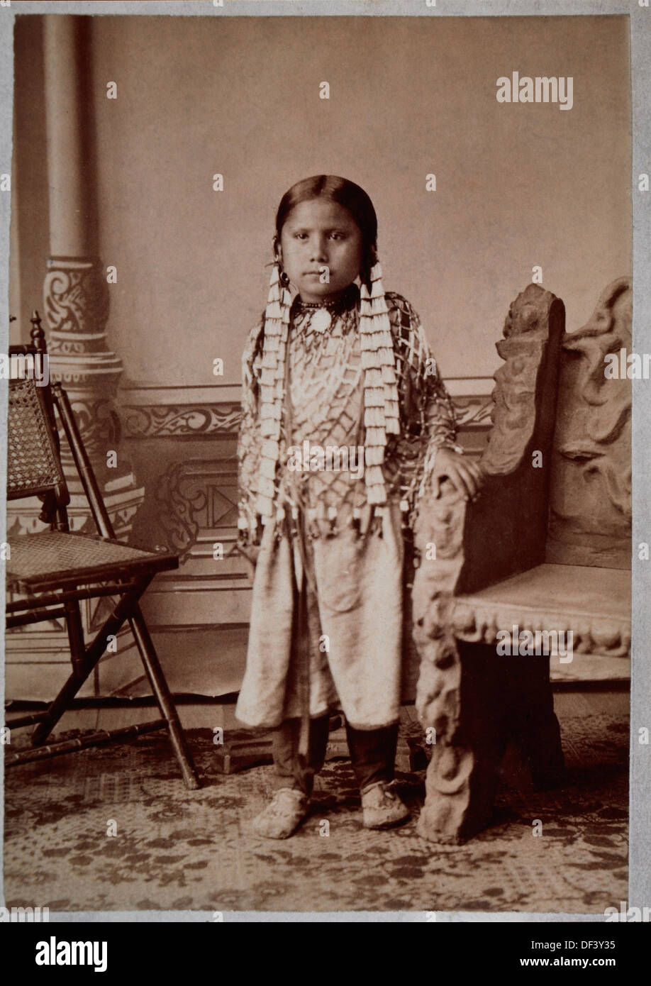 Standing Holy, Sioux Girl and Sitting Bull's Daughter, Dakota Territory ...