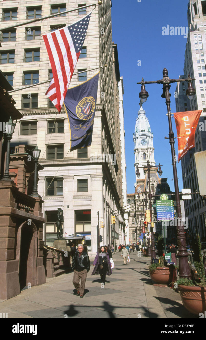 Broad street. Philadelphia. Pennsylvania. USA Stock Photo - Alamy