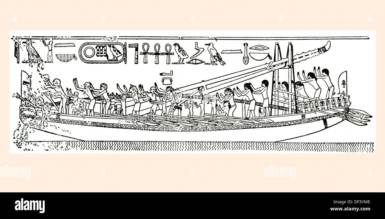 Ancient egyptian merchant ship hi-res stock photography and images - Alamy