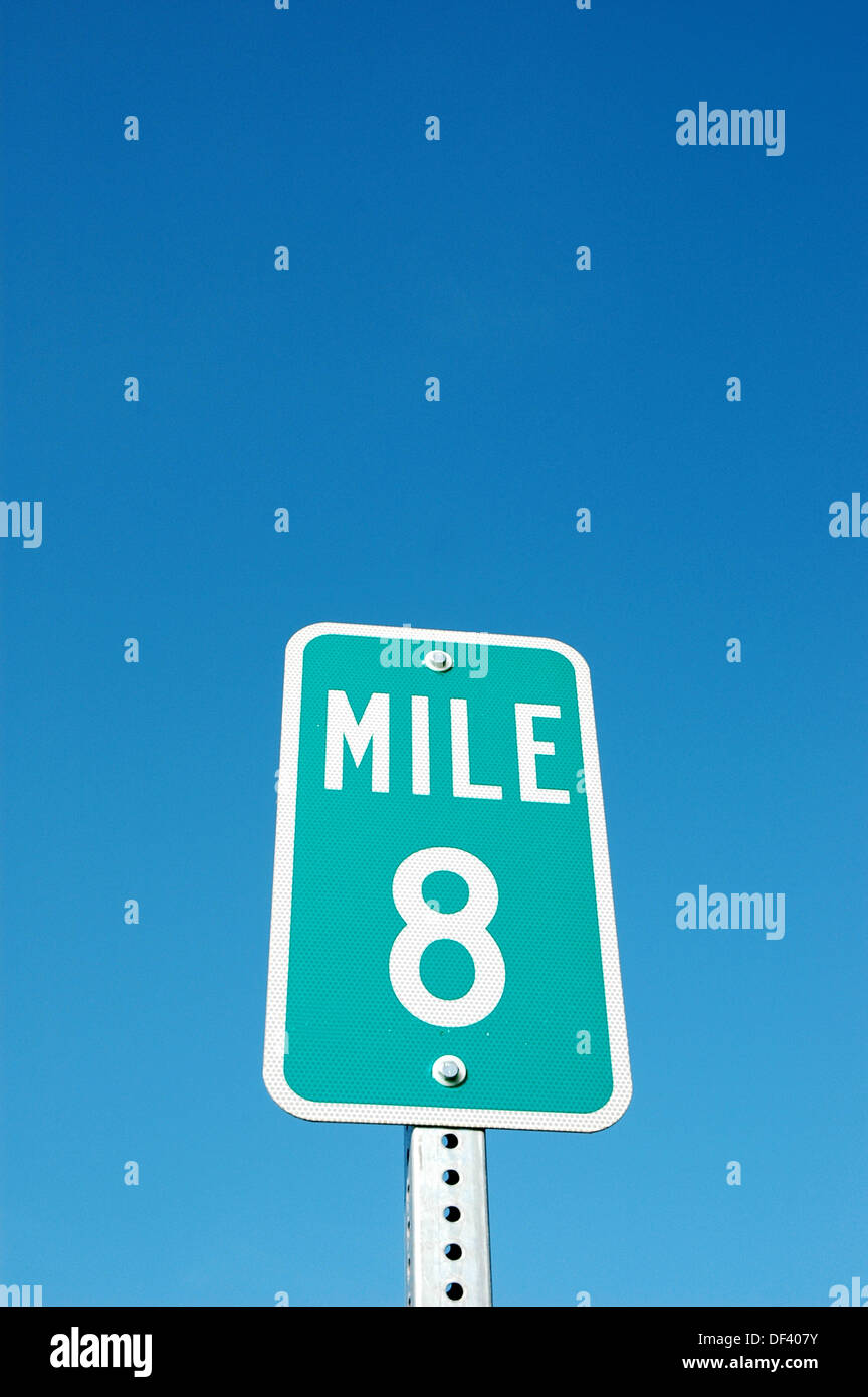 8 Mile Sign High Resolution Stock Photography and Images - Alamy