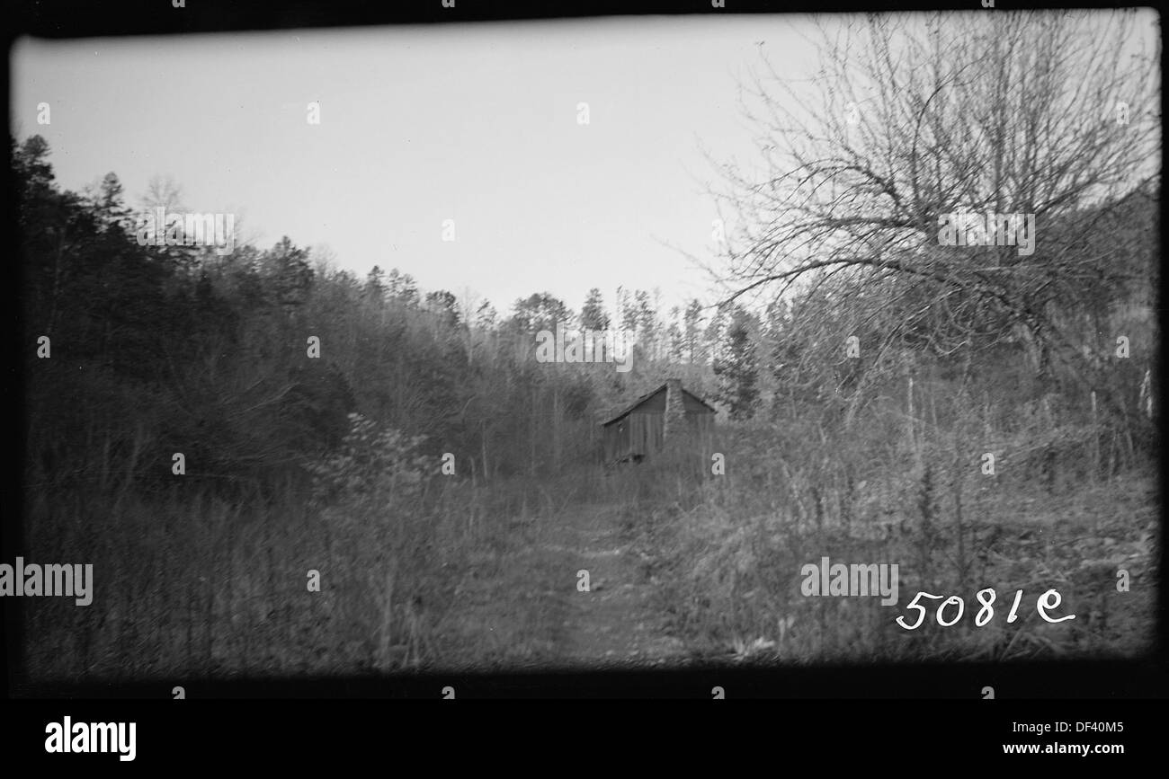 A historic photograph of Charles Dotson's home, showcasing early ...