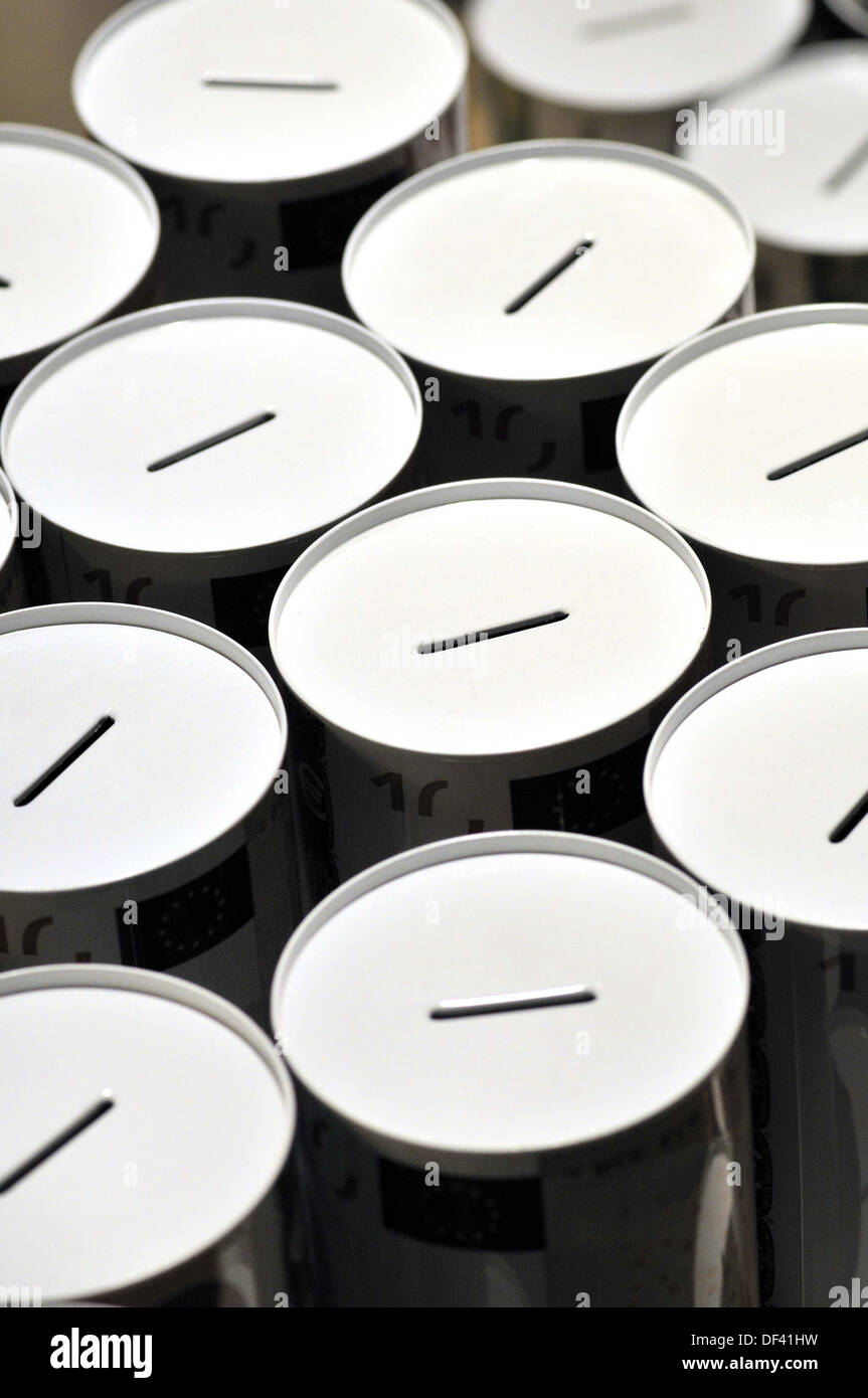 Money boxes hi-res stock photography and images - Alamy